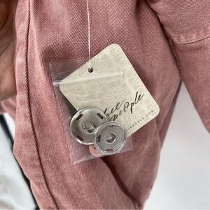 Free People | Jackets & Coats | Free People Lolo Denim Jacket Pale ...